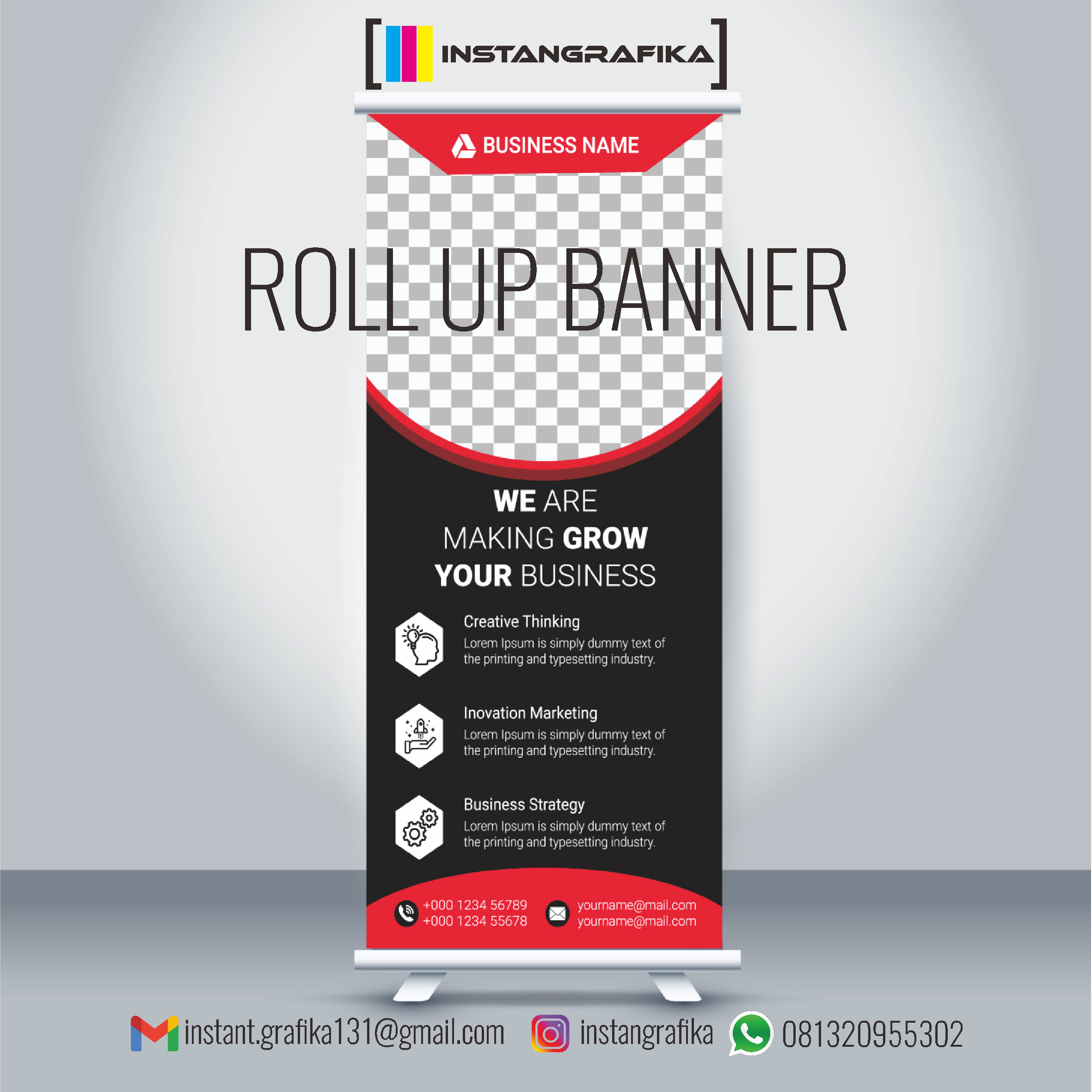 Roll Up Banner – Instan Grafika